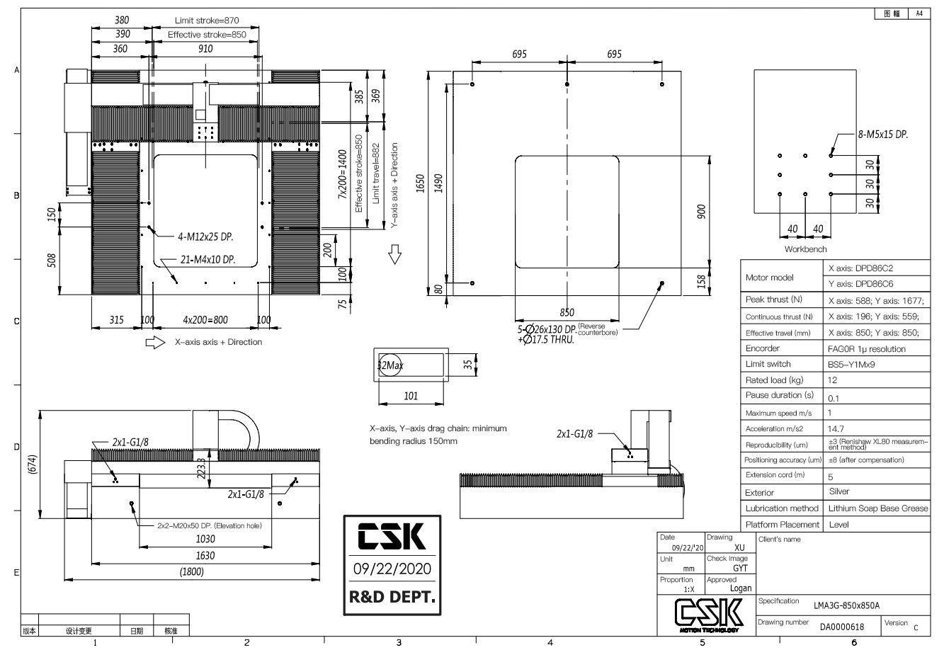Application in Machine tool manufacture industry – CSK Motions