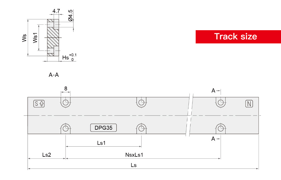 Iron Core Linear Motor DPG series – CSK Motions